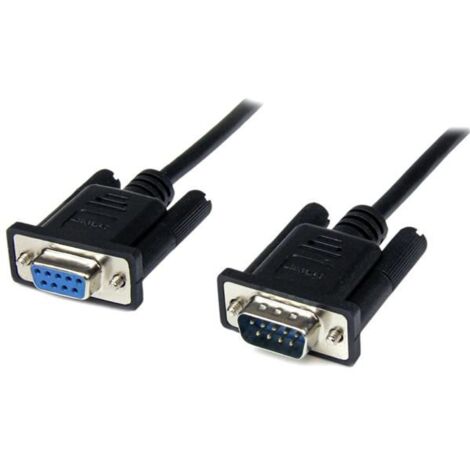 StarTech 2m DB9 RS232 Serial Null Modem Cable FM