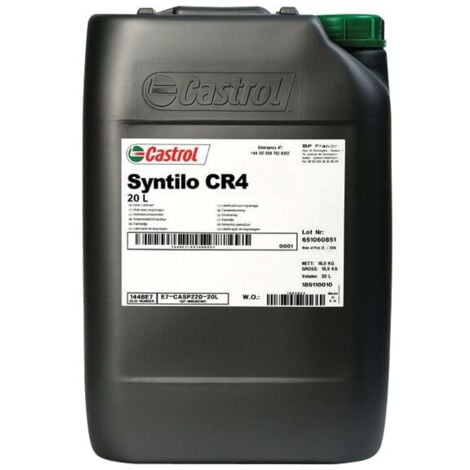 Castrol Syntilo CR 4 Synthetic COOLANT20L