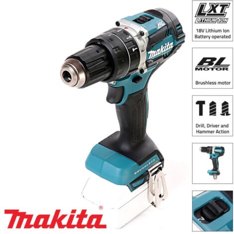 Makita DHP484RTJ 18V LXT Brushless 2-Speed Combi Drill Body Only Version - No Ba