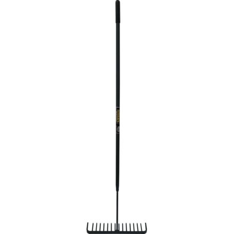 Sitesafe Steel Shaft YD Tarmac Rake 16 Teeth Round