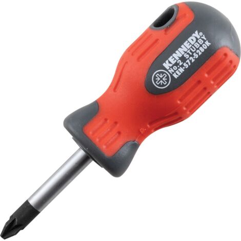 Kennedy Pro-torq Stubby Pozi Screwdriver, No.2 Pozi Tip, 39mm Blade