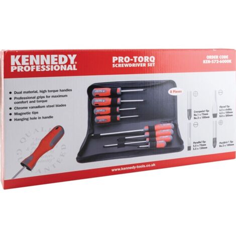 Kennedy 8-Piece Pro-torq Screwdriver Set