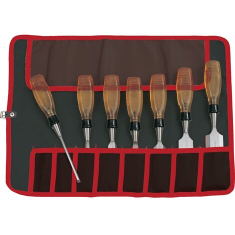 Kennedy 8 Flat Pocket Waterproof Chisel Roll