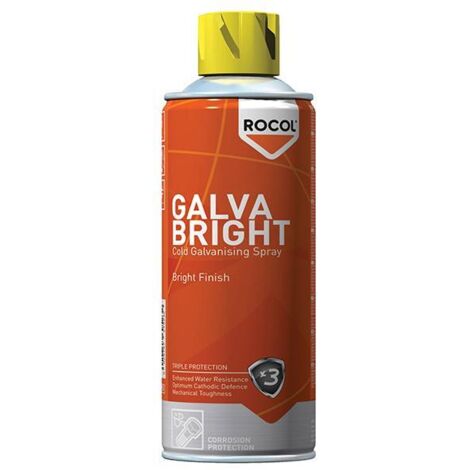 Rocol Galva Bright Cold Galvanising Spray - 500ML