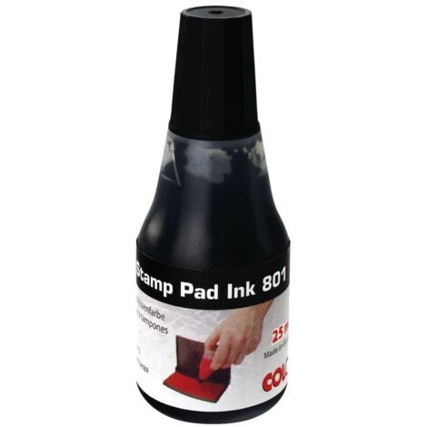 Colop 801BK 801 Stamp Ink Pad 25ML Black
