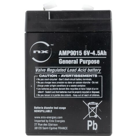 6V 4AH Rechargeable Battery