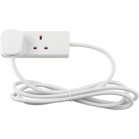 SMJ Extension Lead, 2-Gang, 2m Lead, 13A