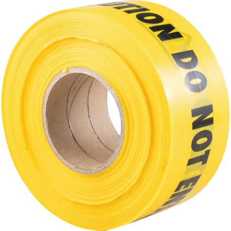 Caution Do Not Enter Barrier Tape 75mm x 300m