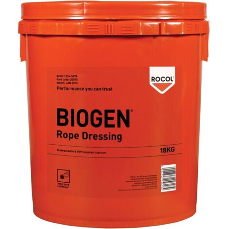 Rocol Biogen Rope Dressing, 18KG