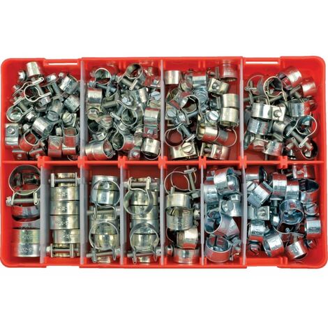 Matlock Assorted Zinc Plated Mini Clips (Nut & Bolt) 160PC