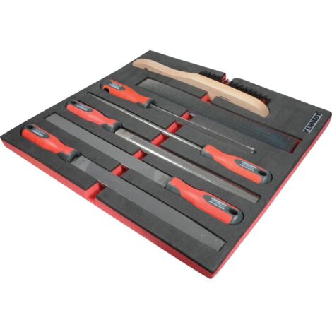 Kennedy 7 Piece Engineers File Set with Handles in Tool Control 2/3 ...