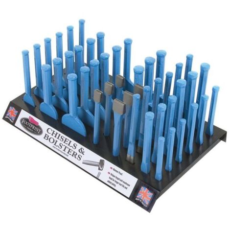 Footprint Tools 45 Bolsters and Chisels Stand with Stock FOO45