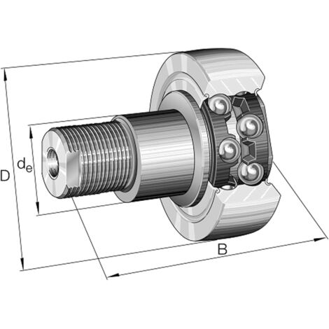 INA Ball Track Roller - ZLE-5205-ZZ