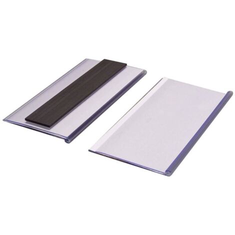 Beaverswood Magnetic Ticket Holder Clear with Card Insert White for ...