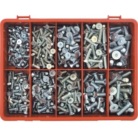 Kennedy Socket Countersunk Screws Metric Kit BZP