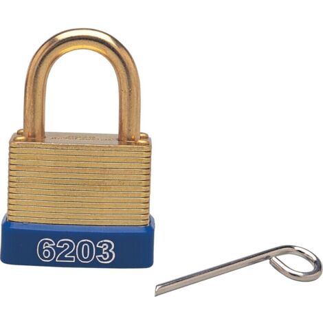Matlock 40 x 25mm Laminated Brass 3 No Combination Padlock