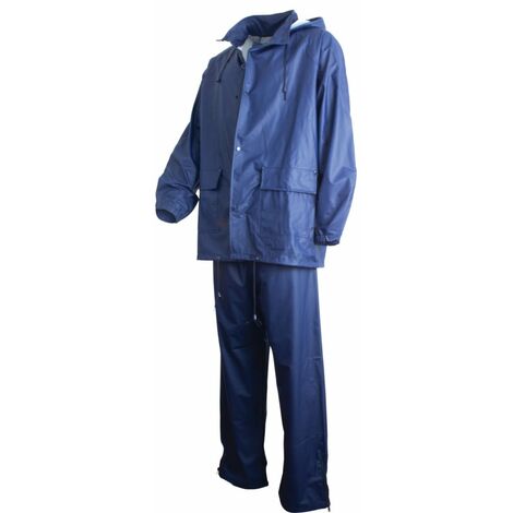 Sitesafe 2-PIECE Rainsuit, Navy (2XL)