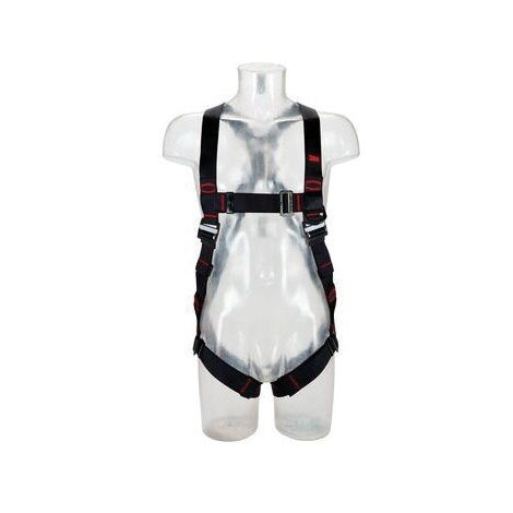 3M 1161605 Protecta Standard Vest Style Black Fall Arrest 1-Point ...