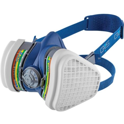 GVS Respirator, Half Mask, Complete with ABEK1P3 Filters - S/M