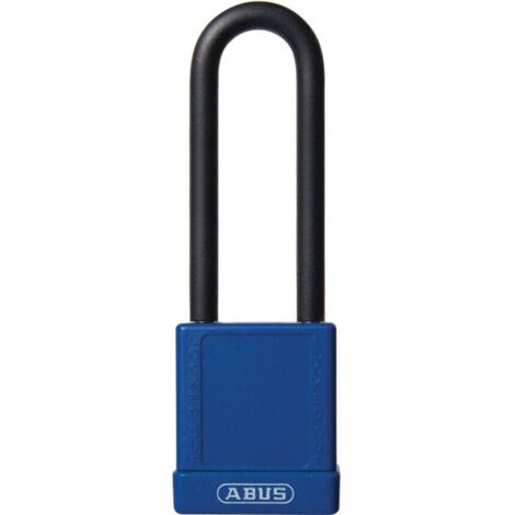Abus 74/40HB75 40mm Aluminium Padlock 1-Key 75mm Long Shackle Blue