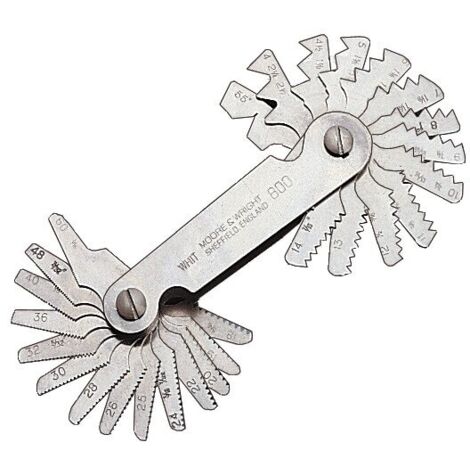 Moore & Wright 800 Whitworth Screw Pitch Gauge