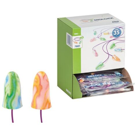 Moldex 7801 Spark Plug Ear Plugs Corded (PK-200)