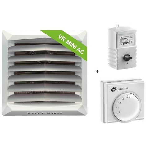 Lufterhitzer VOLCANO VR mini AC 3-20kW + Drehzahl-Regler ARW 0,6/1 ...