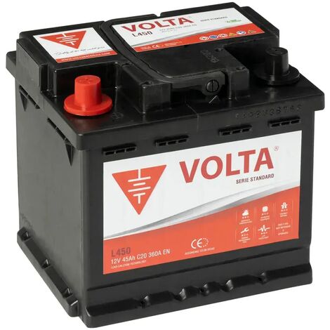 Batería de Coche Volta 45Ah 360A EN Standard L450I +Izq