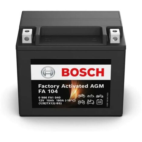 Batería Bosch FA104-M6014 12V 10Ah 180A