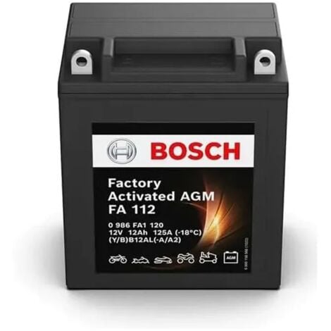 Batería de Moto Bosch FA112 12V 12Ah 125A