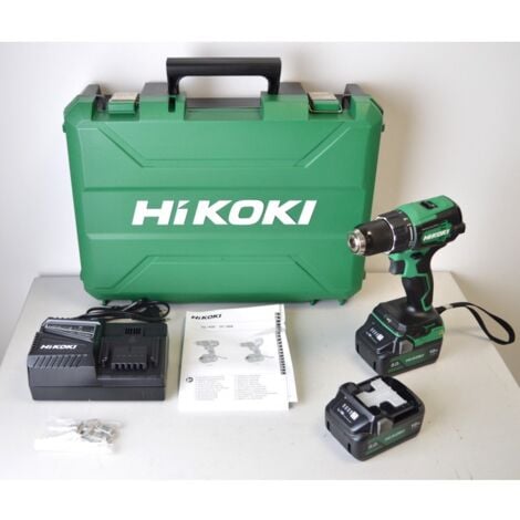 Perceuse à percussion 18V - HIKOKI - avec 2 batteries 18V 5.0Ah BSL1850MA + chargeur + coffret ...