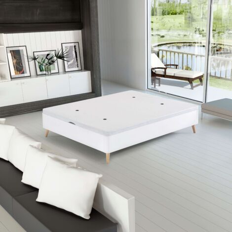 Canapé 150x190 cm Abatible Alto para Dormitorio, Cama Dormitorio ...