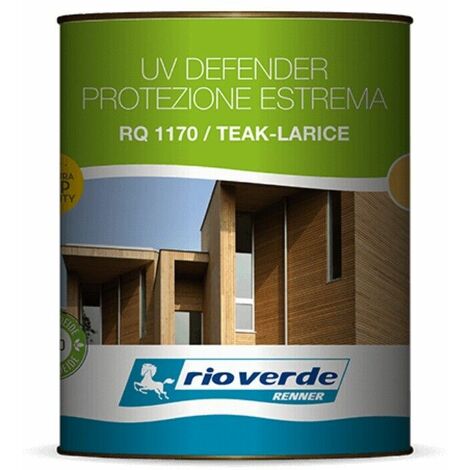 Finitura ad acqua alta resistenza uv rq1170 da 5 lt rio verde renner ...