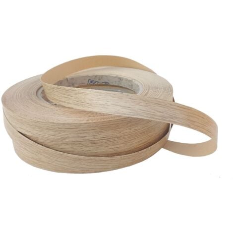Bordo melaminico rovere sbiancato precollato 22 mm x 10 - 20 - 50 - 100 ...
