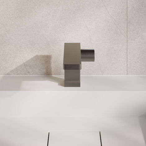 Mitigeur monocommande gun métal Bernstein NT3110G pour lavabo chic ...
