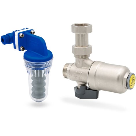 Kit salvacaldaia ICMA composto da Dosatore di polifosfati e Filtro defangatore