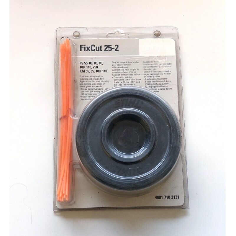 FixCut 25-2 - Tête Nylon 2 fils pour Débroussailleuse STIHL