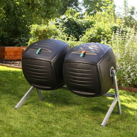 Lifetime Double Bin Rotating Composter (100 gallon)