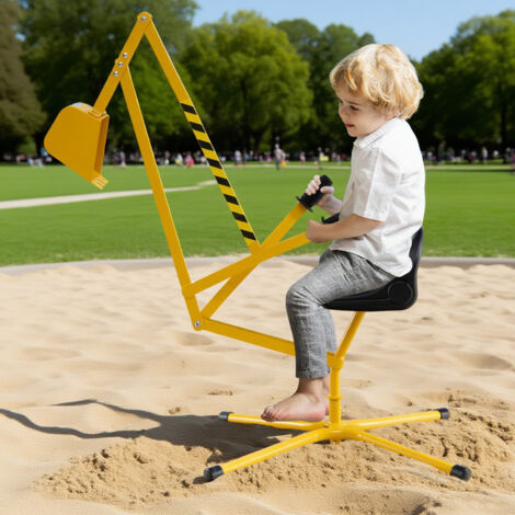 Pelle à Sable Excavateur Enfant avec Siège Rotatif & Bras Flexible ...
