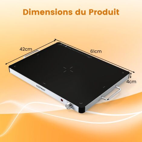 plateau chauffant électrique réchaud plateau chauffant buffet chaud ...