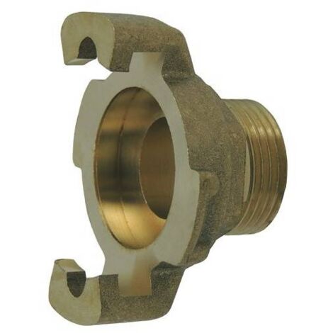 Raccord Express en laiton avec embout fileté, sans joint - Ø 1 pouce 1/4