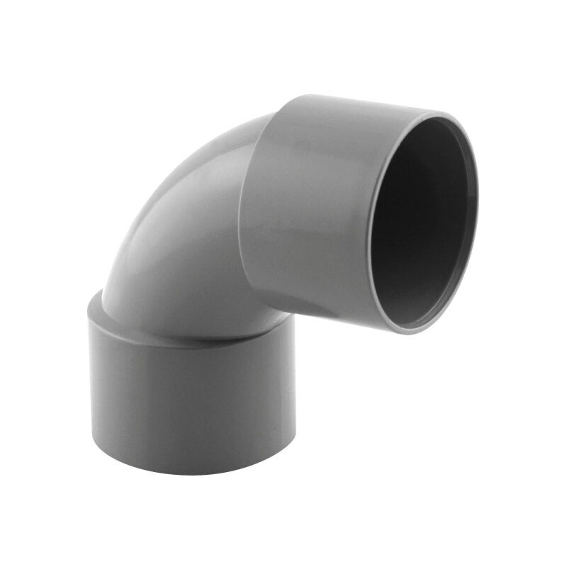 5 coudes ø 40 mm pvc évacuation 87° ff - jardiboutique