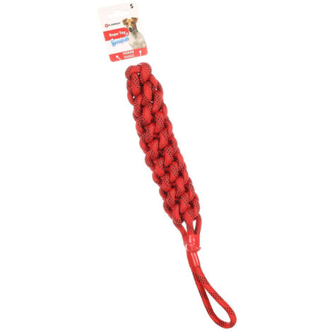 Corde à tirer Vokas. tressé, flottant. rouge et noir. taille S. 47 cm ...
