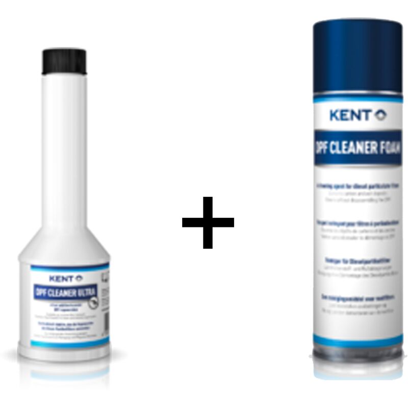 Pack Kent DPF Cleaner FOAM & Kent DPF Cleaner Ultra