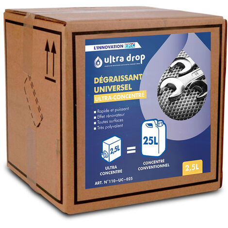 Dégraissant Universel Ultra concentré Ultra drop 2,5L ERC