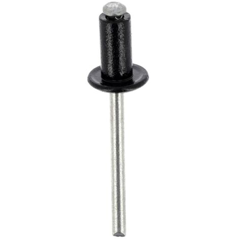 rivet alu noir ø 6,4 x 12 mm porte et carrosserie