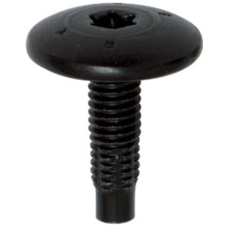 vis cblx tête large zn noir m6-1.00 x 20 mm carrosserie