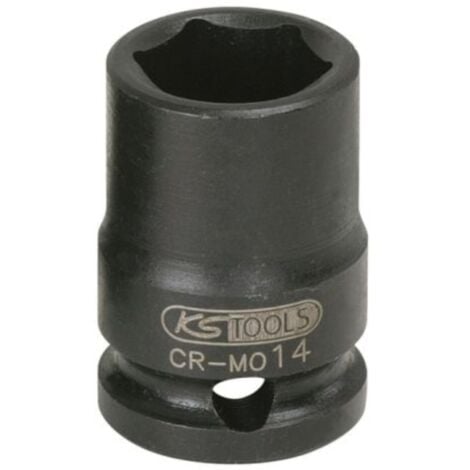 Douille à chocs 6 pans 1/4'', 13 mm - sur carte