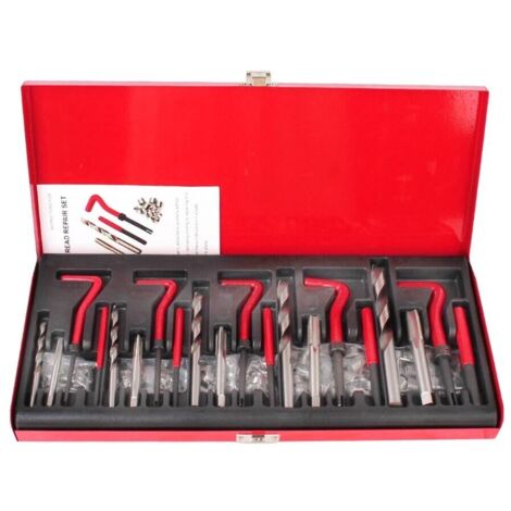 Kit 131 Pz Accessori Riparazione Filetti Ripristina Filettature ...