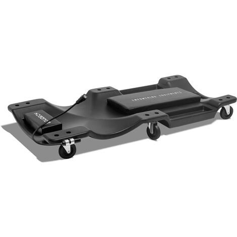 Snake - Carrello sotto auto con poggiatesta, cuscino lombare e luce LED ...